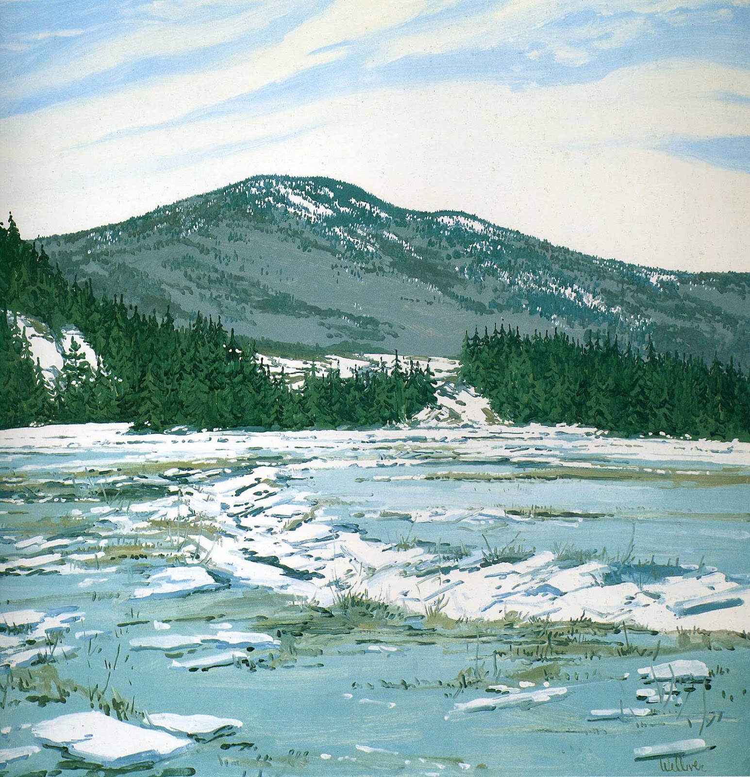 paintings old masters blog: Neil Welliver