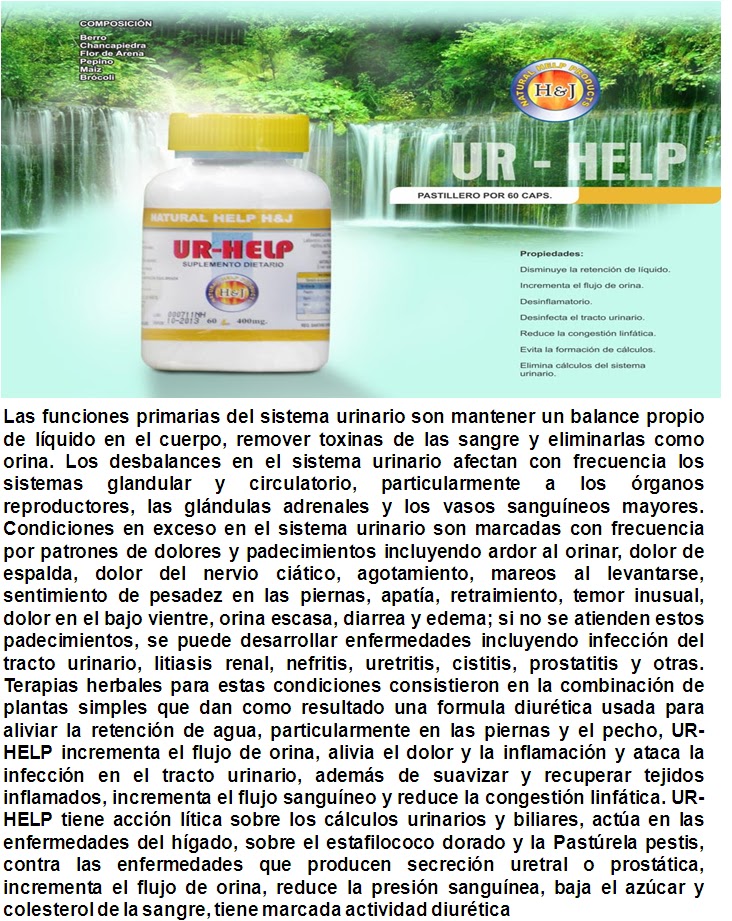ARMONIA INTEGRAL: NATURAL HELP: UROHELP, AMIBAZOL, CYNARA, DREN ...