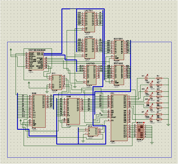 Electrical Engineering: Sistem Minimum 8086 pada Aplikasi LED dan Switch