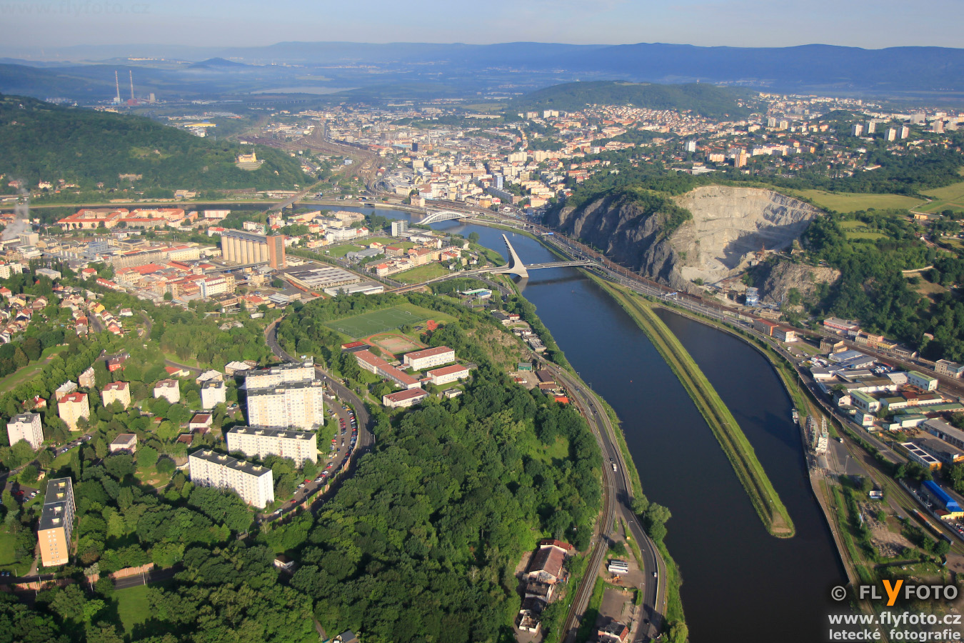 FLyFOTO letecká fotografie a video: Ústí nad Labem