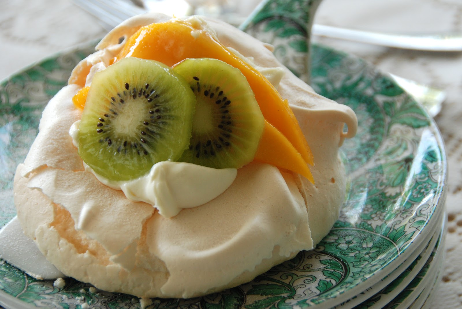 Spring Fruit Pavlova