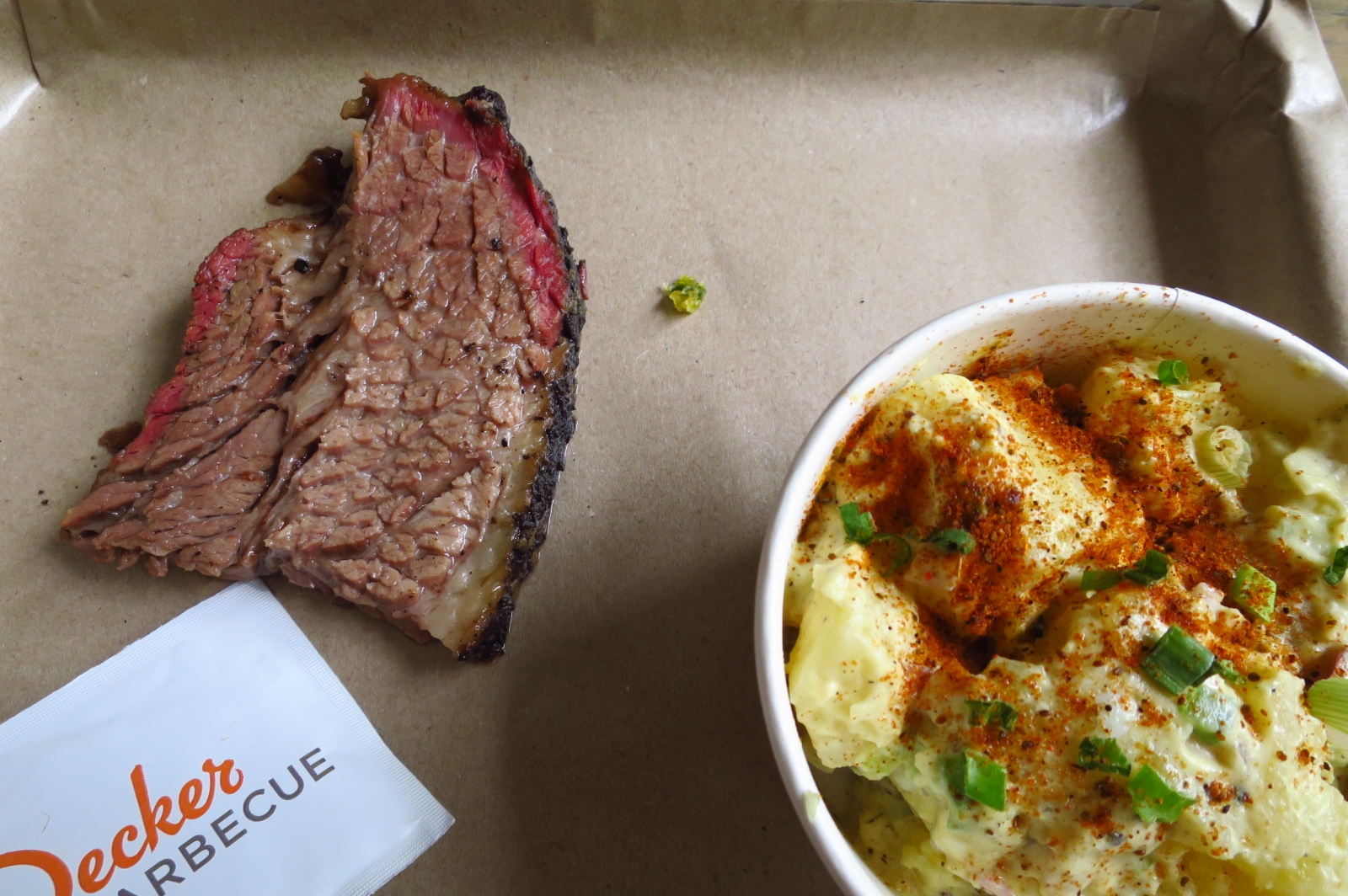 Small Potatoes Make The Steak Look Bigger: More brisketing at Decker ...