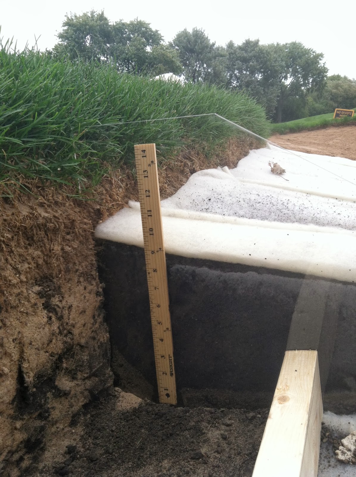 Ridgemoor Country Club Golf Course Maintenance: Test Bunkers