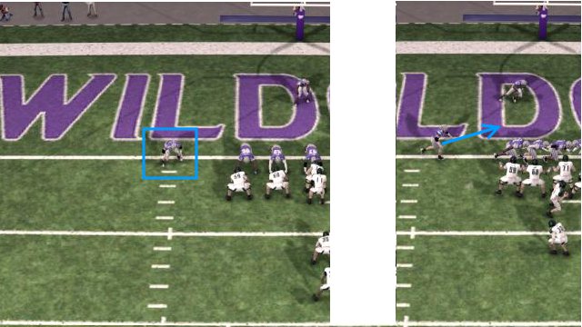 NCAA Rushing for Beginners: The Plays: Cross In
