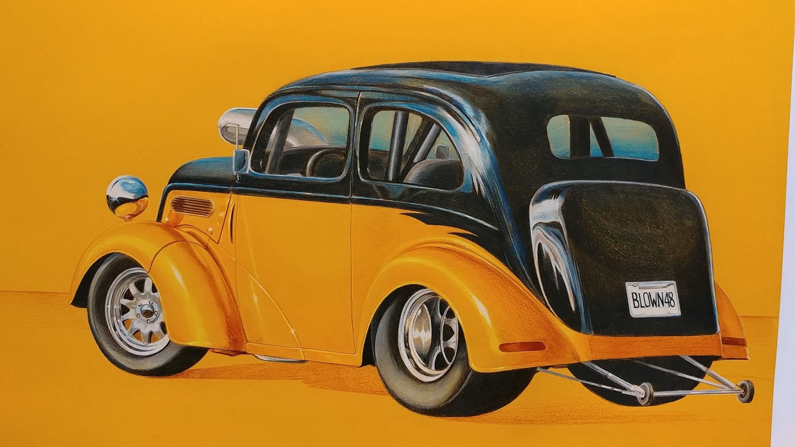 Random Scribblings: Automotive Art