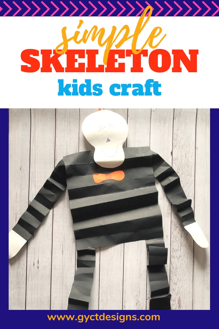 Easy Preschool Skeleton Craft | Sew Simple Home