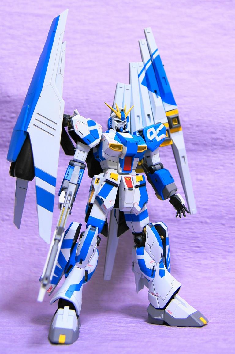 HGUC 1/144 nu Gundam Amuro Ray Custom - Customized Build