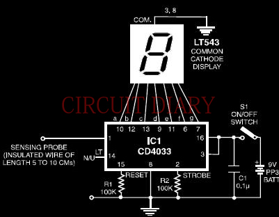 CONTACTLESS AC MAINS VOLTAGE DETECTOR ~ Circuit Diary