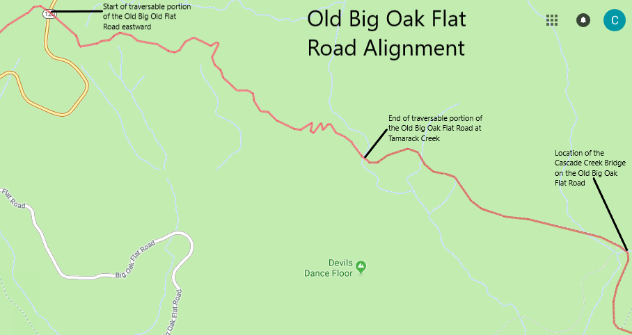 Caifornia State Route 140 and El Portal Road