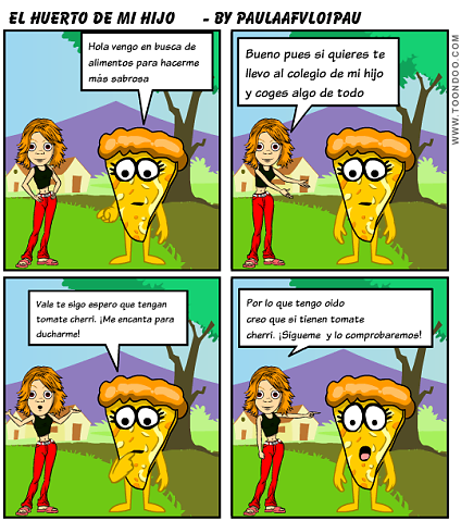 Del aula al huerto escolar en Villapendi: Comic "El huerto de mi hijo ...