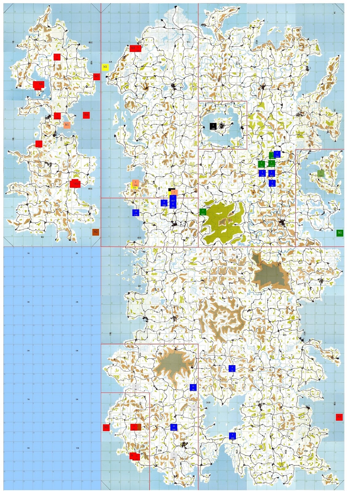 Grymauch's Solo Wargaming Blog : Nap Campaign: Map Moves 23rd March ...