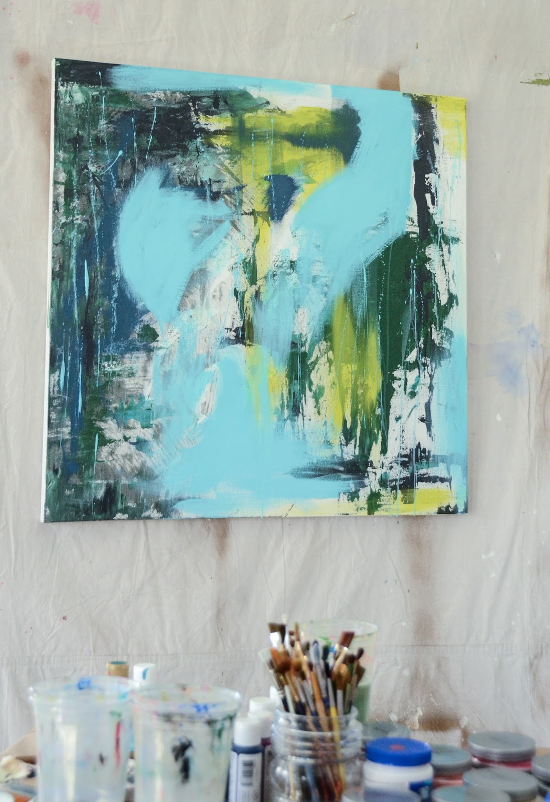 The Art Girl Jackie: Abstract Expressionism meets Post Impressionism