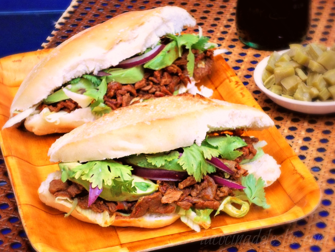 Chile Colorado Beef Sandwiches for She Made/Ella Hace 2nd Anniversary ...