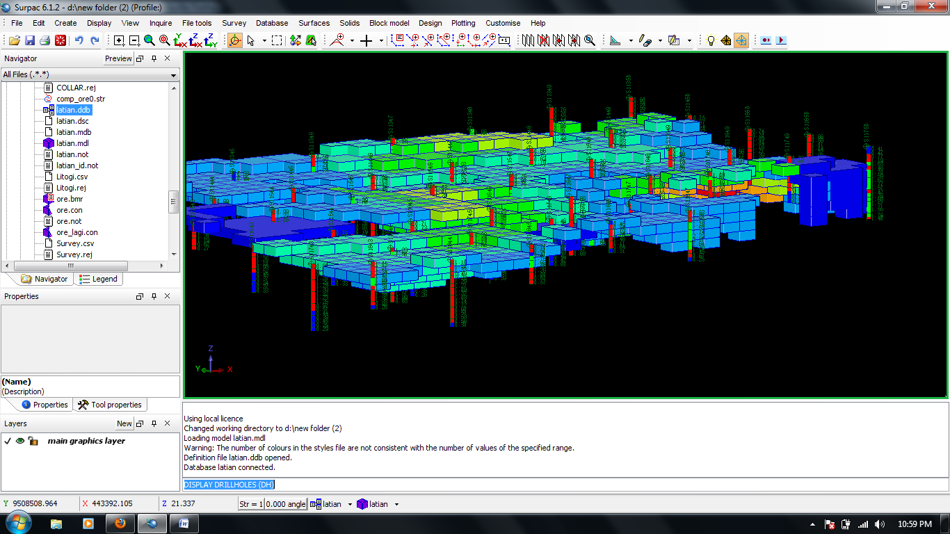 Membuat block model pada perangkat lunak surpac 6.1.2 | HAULING POINT