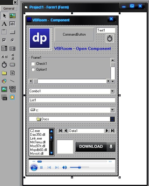 Visual Basic Learning: components contained in Visual Basic 6.0