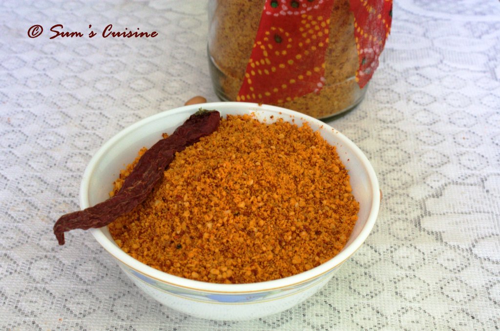 Sum's Cuisine: Peanut Chutney Pudi
