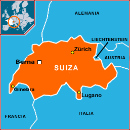 Suiza Mapa - Mapa de Suiza - Proyecto Mapamundi : Suiza, o ...