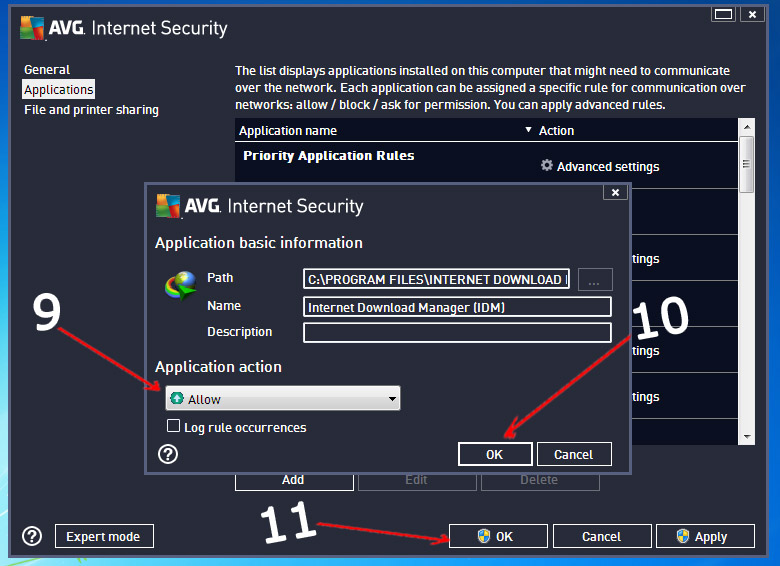 WINMACIND: How to Add Internet Download Manager(IDM) in AVG Firewall
