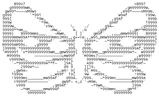Algunos dibujos ascii muy buenos comparte - Hosting