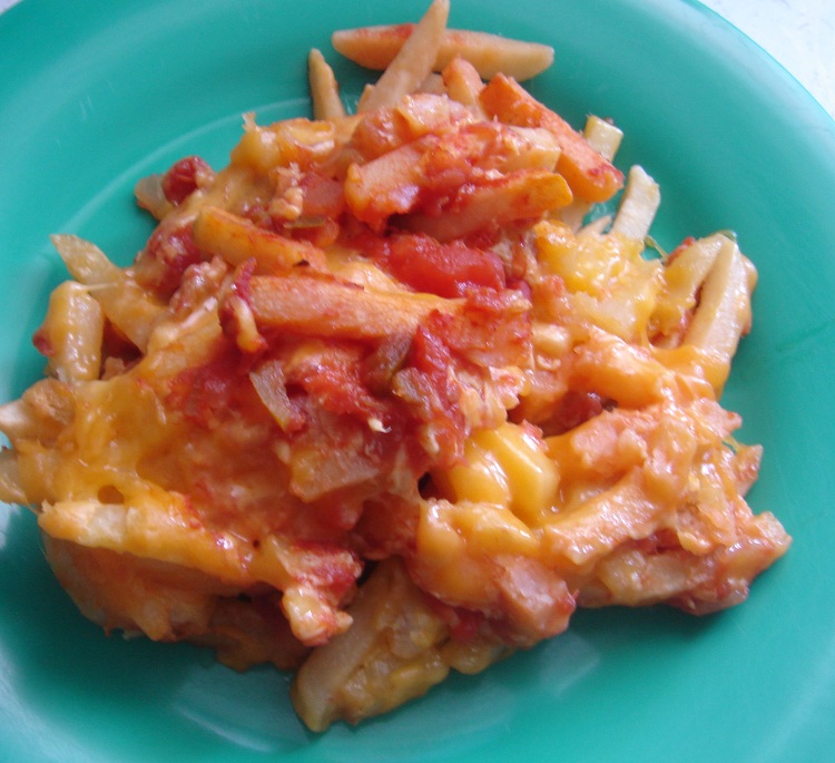 Lazy Chef Recipes: Salsa Cheesy Fries