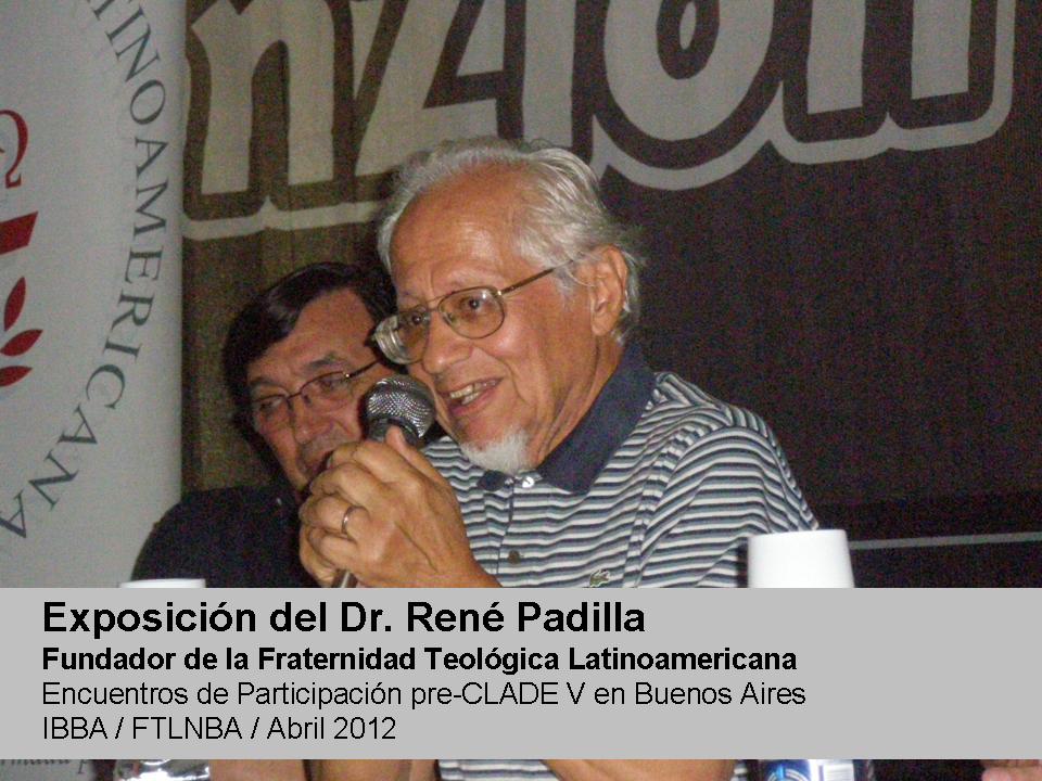 Encuentros de Participación: El Dr. René Padilla nos exhortó a difundir ...