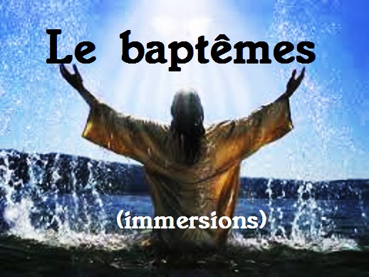 W.K.P: Le baptême (immersions)