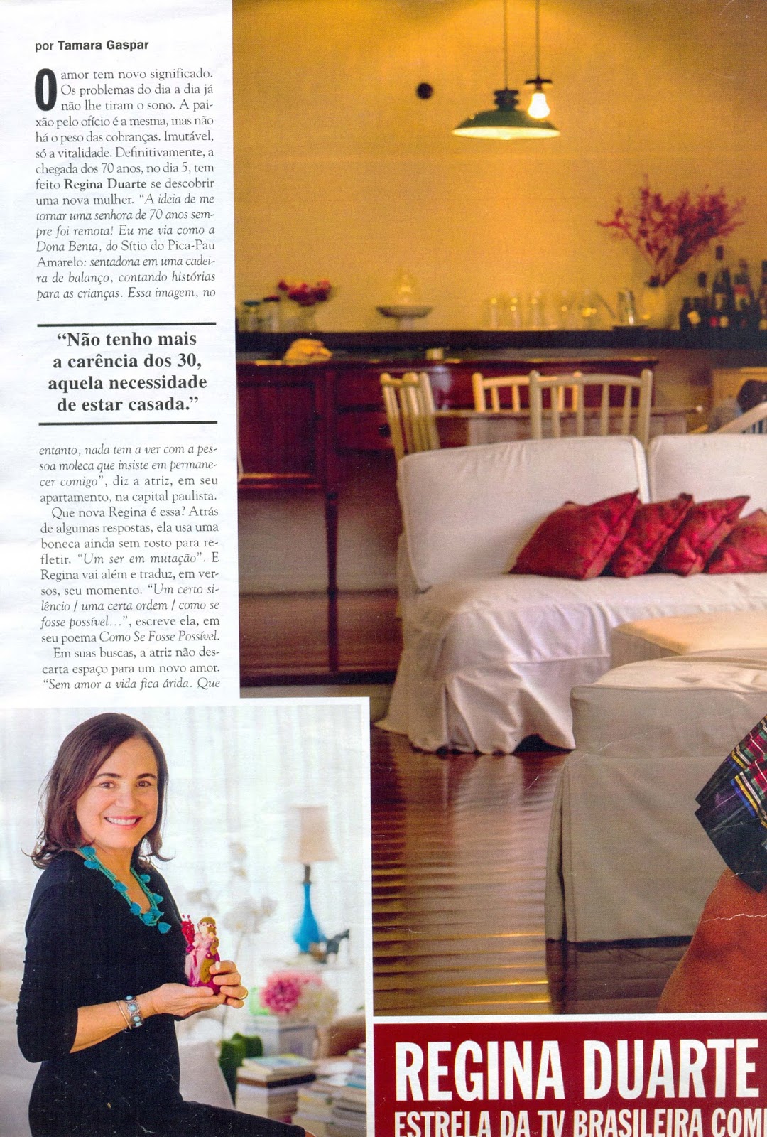 REGINA DUARTE (NAMORADINHA DO BRASIL): REGINA DUARTE CELEBRA OS 70 COMO ...
