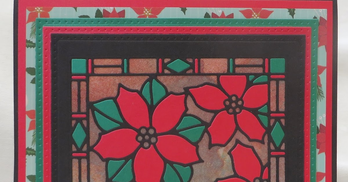 Tinyrose's Craft Room: Stained Glass Poinsettia