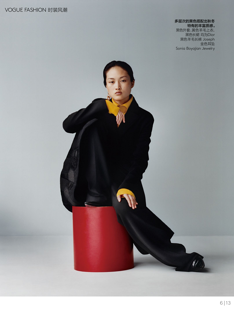 ASIAN MODELS BLOG: EDITORIAL: Jing Wen for Vogue China, October 2016