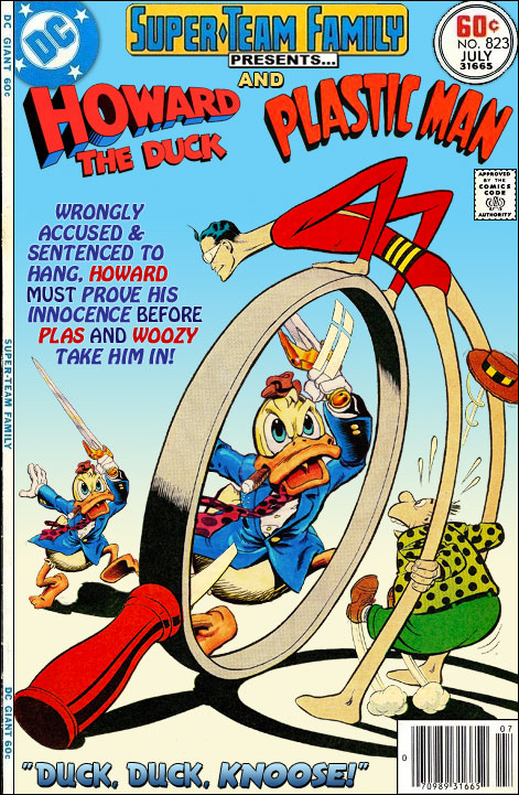 Super-Team Family: The Lost Issues!: Plastic Man and Howard the Duck