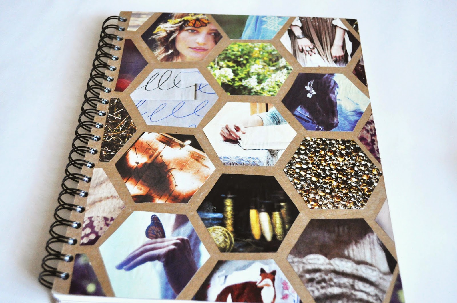 Pie N' the Sky: M A K E :: hexagon notebook