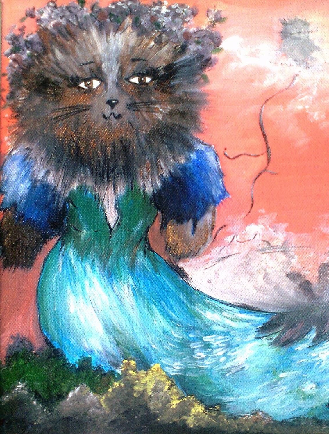 World of Wacky Cat: Jasmine's Surreal Unusual Cat art!