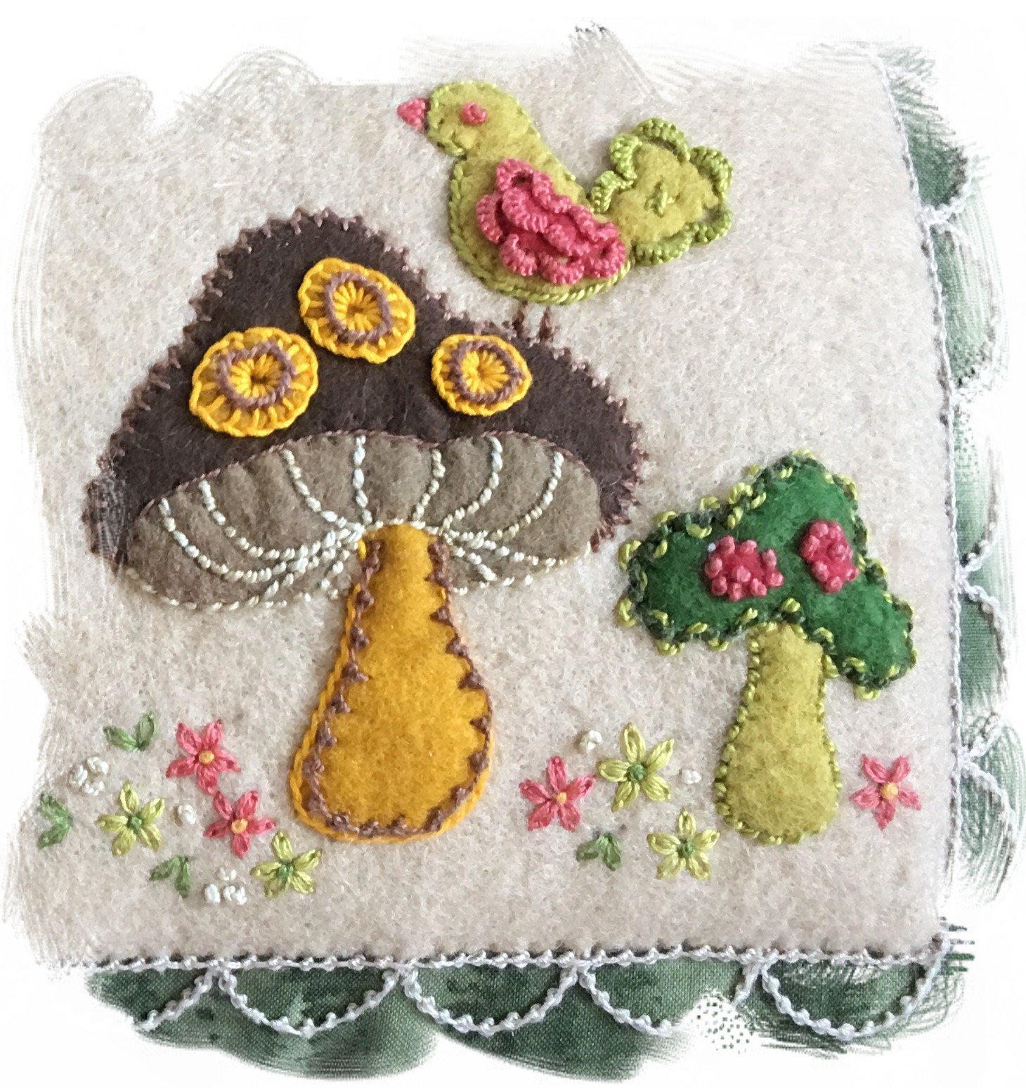 Val Laird Designs - Journey of a Stitcher: Enchanted with Toadstools