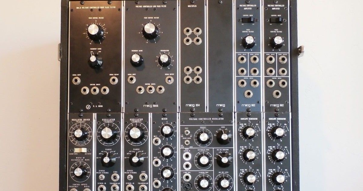 MATRIXSYNTH: Moog Modular Model 12 Synthesizer P-cabinet Package