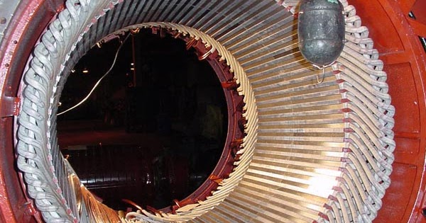 STATOR AND ROTOR CONSTRUCTION OF AC GENERATORS ~ ELECTRICAL ENGINEERING ...