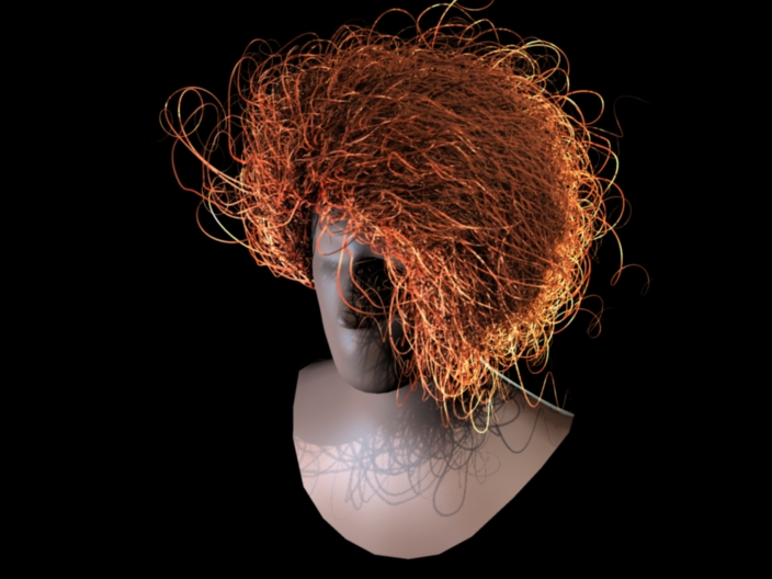 King Tut: Hair and Fur in Maya 2012