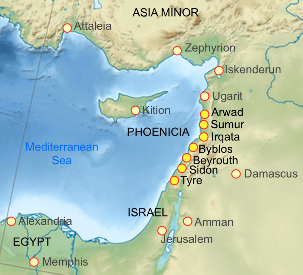 Phoenician Empire Map