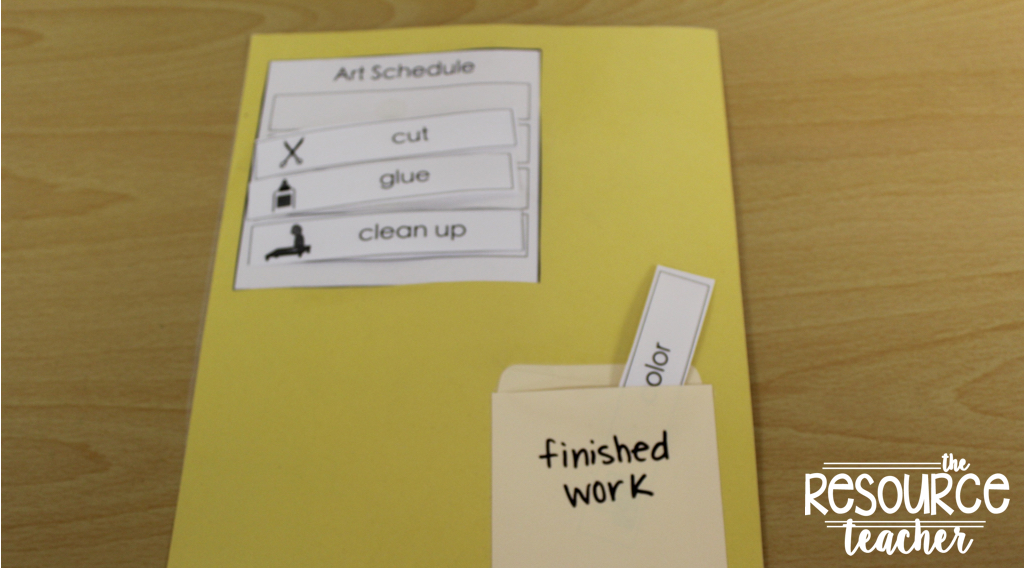 The Resource Teacher: Visual Mini-Schedules