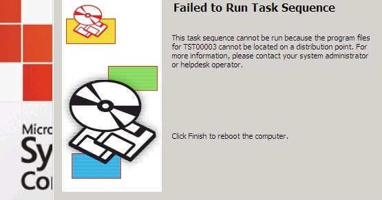 Configmgr Tips And Tricks This Task Sequence Cannot Be Run Because