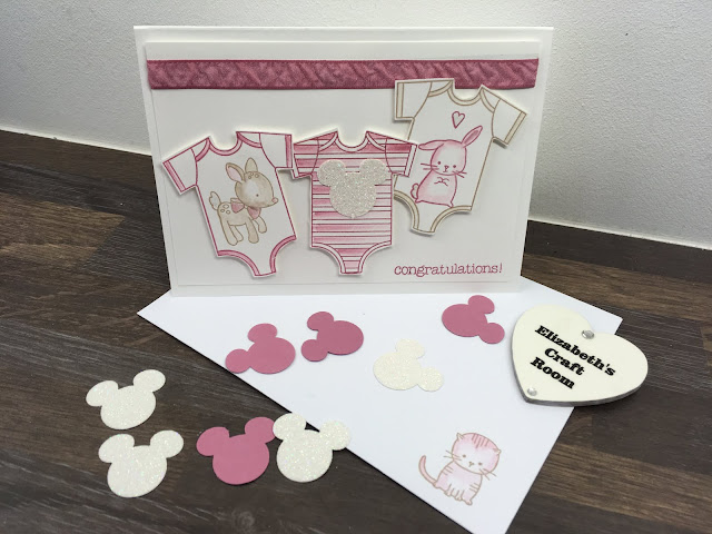 elizabeth's craft room: Welcome Baby Card with Made With Love