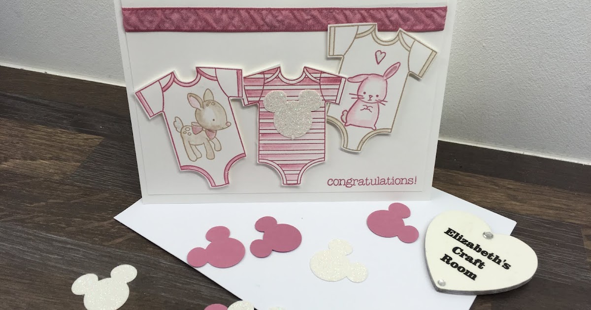 elizabeth's craft room: Welcome Baby Card with Made With Love
