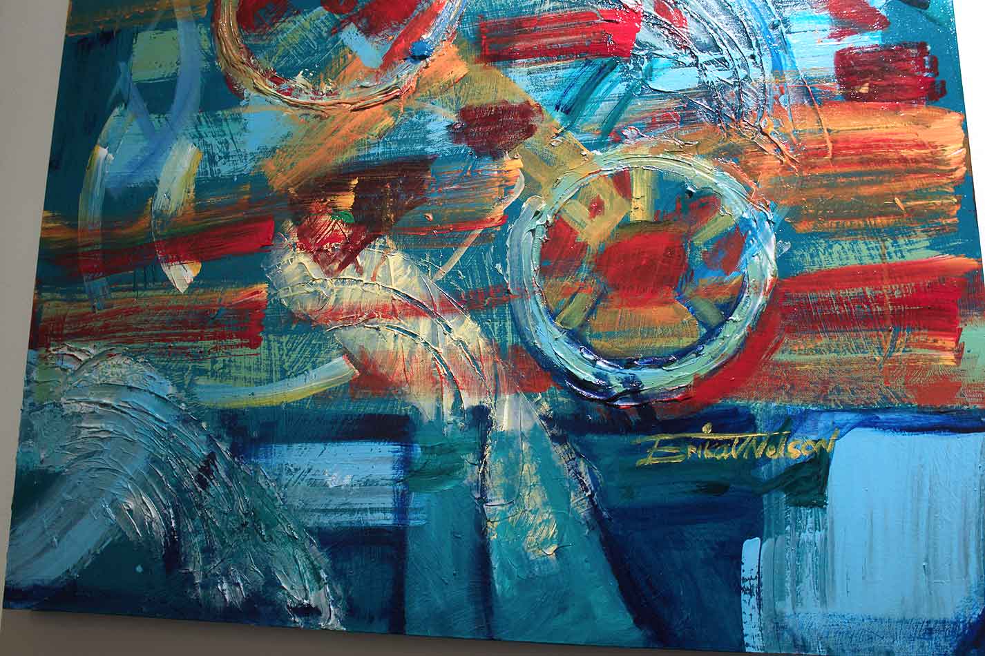 Art By Erika: Cloud lesson from Ann Templeton and Abstract art