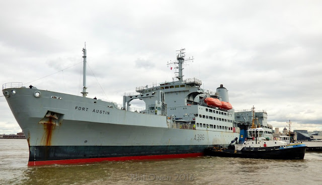 PBRstreetgangs Random stuff.: RFA Fort Austin Back into Birkenhead ...