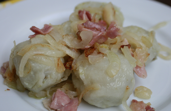 Polish Girl Cooking: Pyzy z Miesem (Potato Dumplings with Meat)