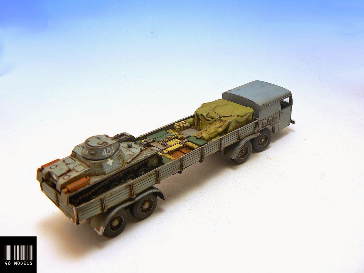 46 MODELS by Tomasz Bajer : German Faun L 1500 + Cargo + Pz I !!! 1/72