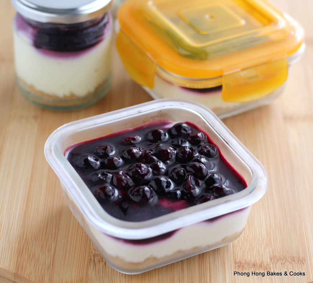 PH Bakes and Cooks!: Blueberry Cheesecake in Jars