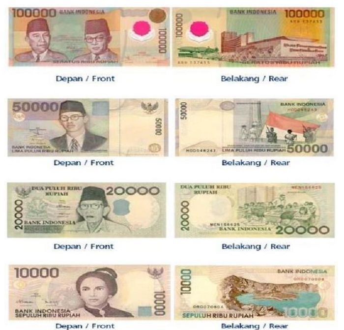 4 Lembar Wang Kertas Rupiah Keluaran 1998-1999 Yang Tak Laku 2019