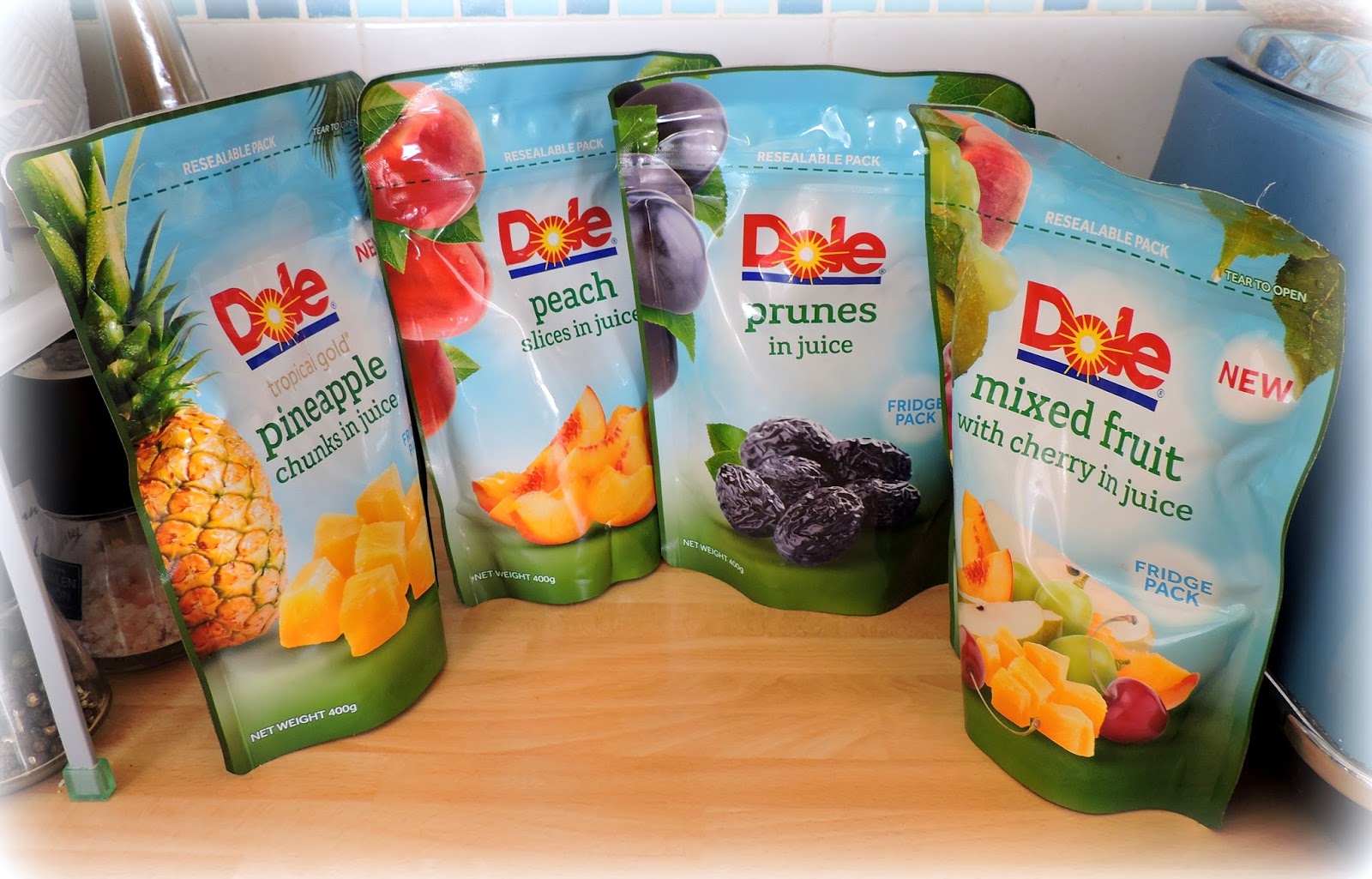 Dole Resealable Fridge Packs. | The English Kitchen