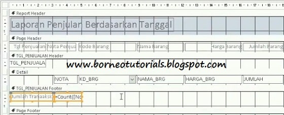 Cara Cepat dan Mudah Membuat Laporan Harian, Bulanan dan Tahunan di Ms Access 2013 ...