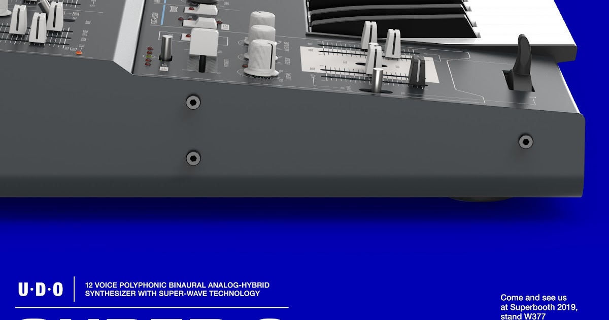 MATRIXSYNTH: New UDO Super 6 - 12 Voice Polyphonic Binaural Analog ...